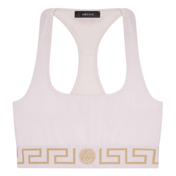 Versace | Tops | Versace Greca Bra Top | Poshmark